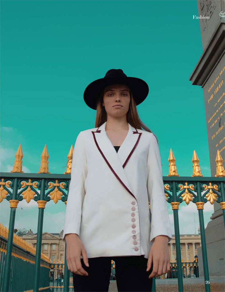 Luisa x LANA Magazine in Paris: Spring is coming! - CM Models